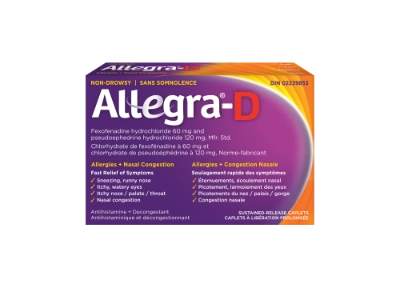 Produits | Allegra® soulage les symptômes d’allergies