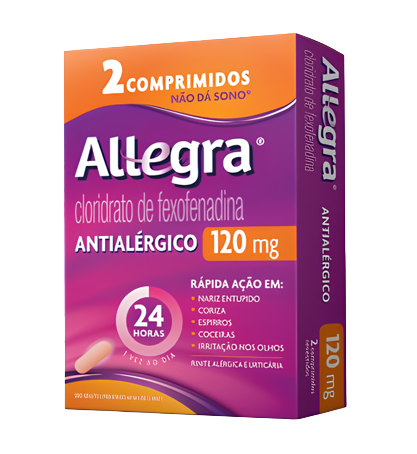 Comprimidos 120 mg | Allegra® Antialérgico