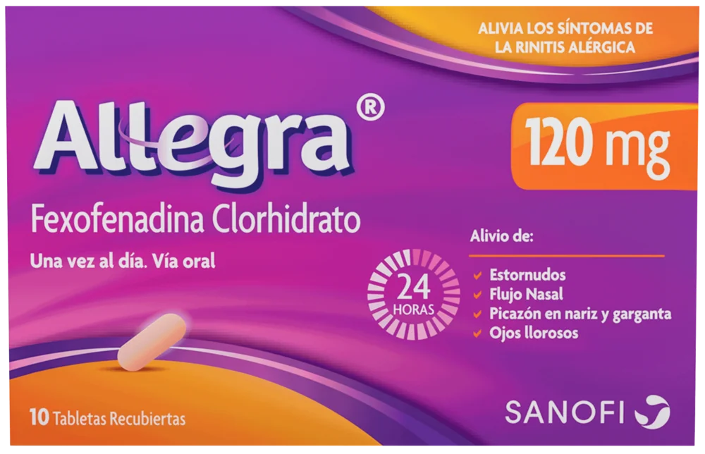 Alivio de la rinitis alérgica | Tabletas Allegra®120mg
